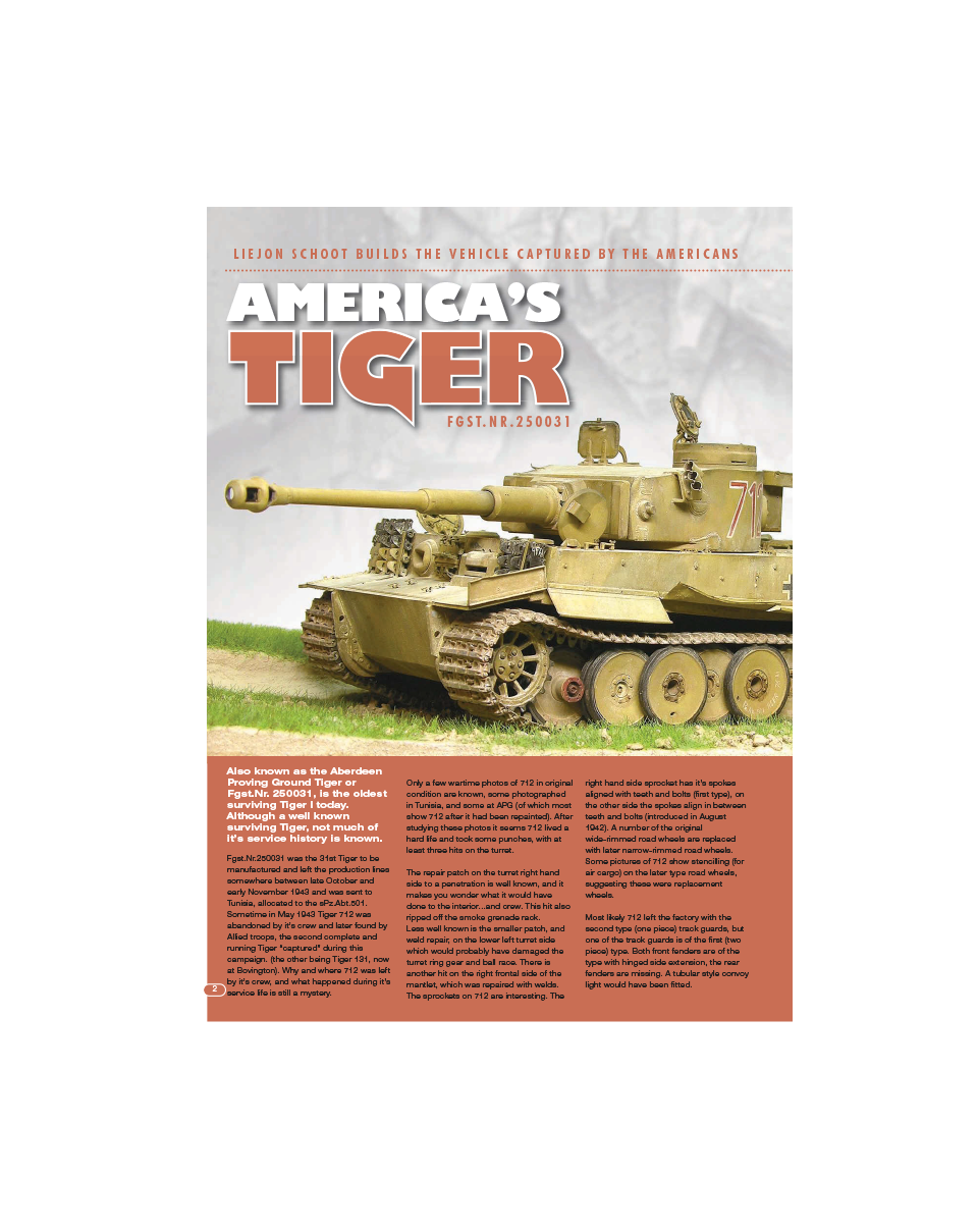 AFV72 - America’s Tiger - AFV modeller