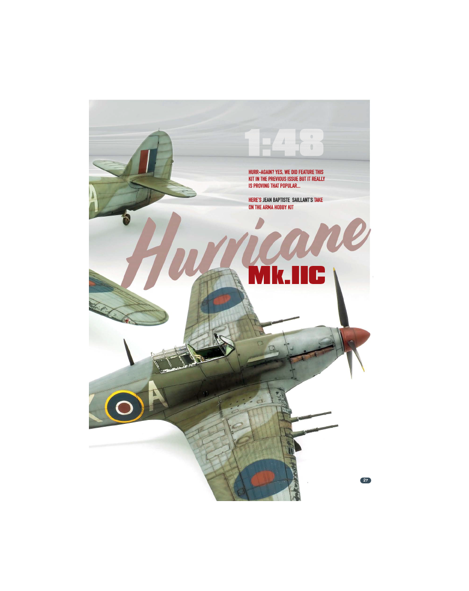 AIR114 Hurricane AFV Modeller AIR114 Hurricane AFV Modeller